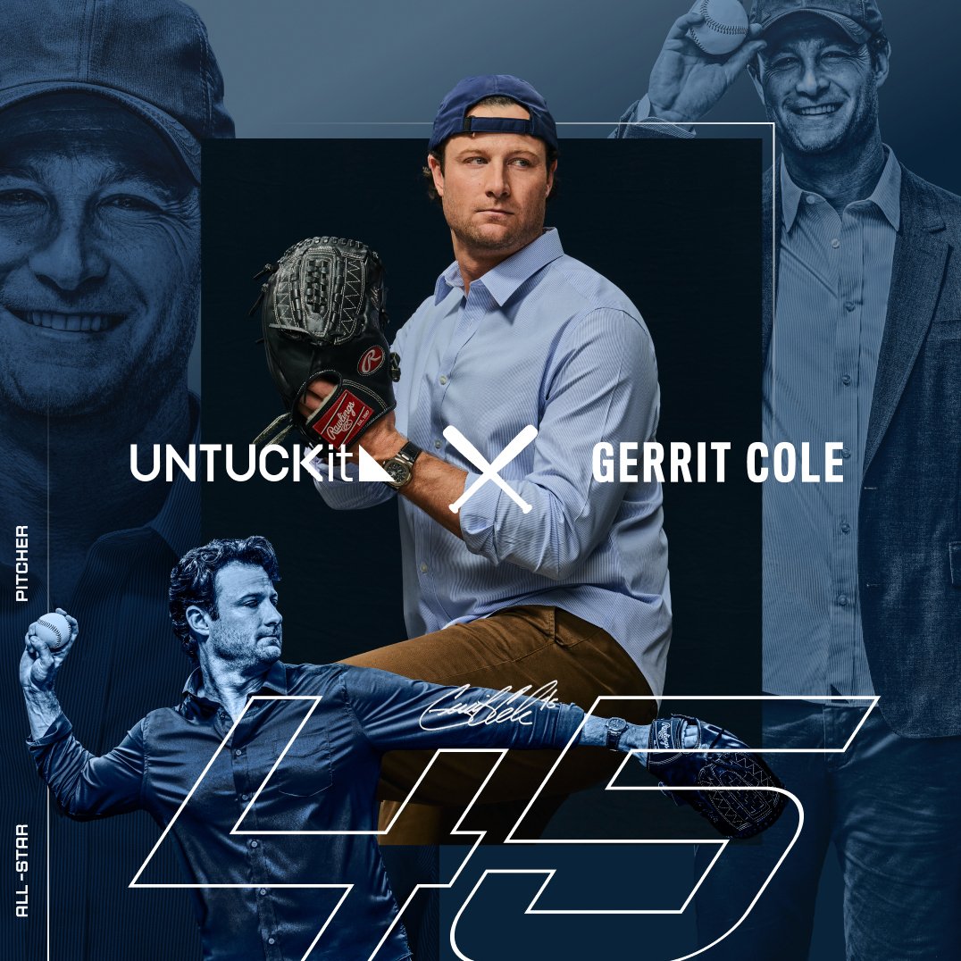 UNTUCKit Teams Up with New York All-Star Pitcher Gerrit Cole - Textiles ...